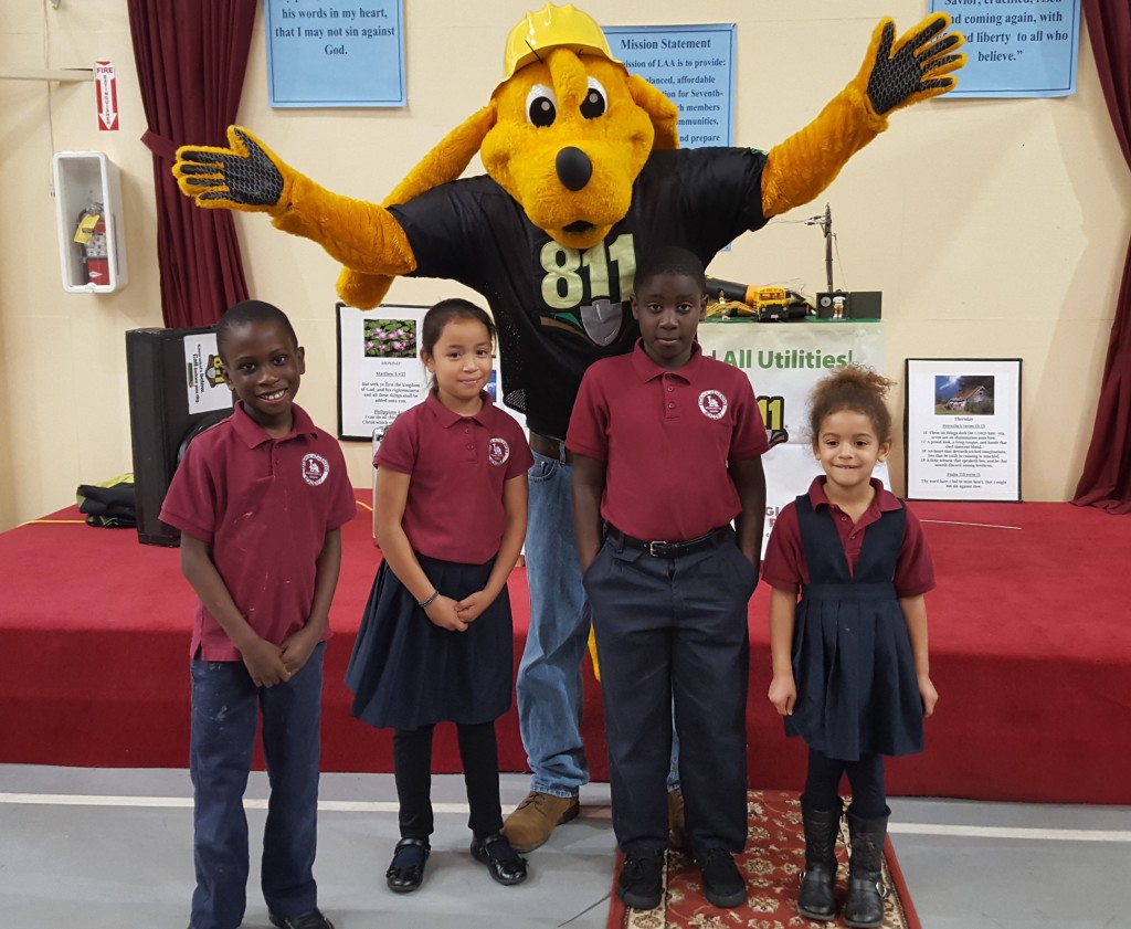 Digger visits Lithonia Adventist Academy – Digger Dog