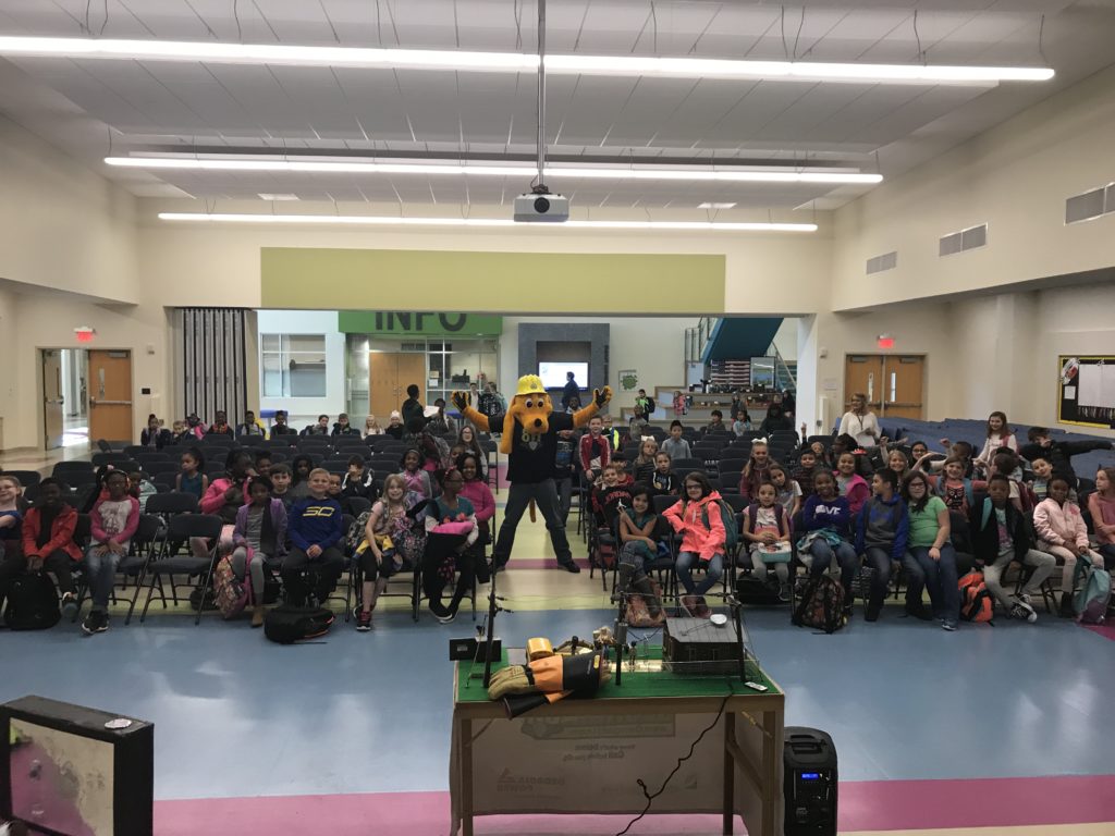 Digger, Ms. Maria visit Diamond Elementary – Digger Dog