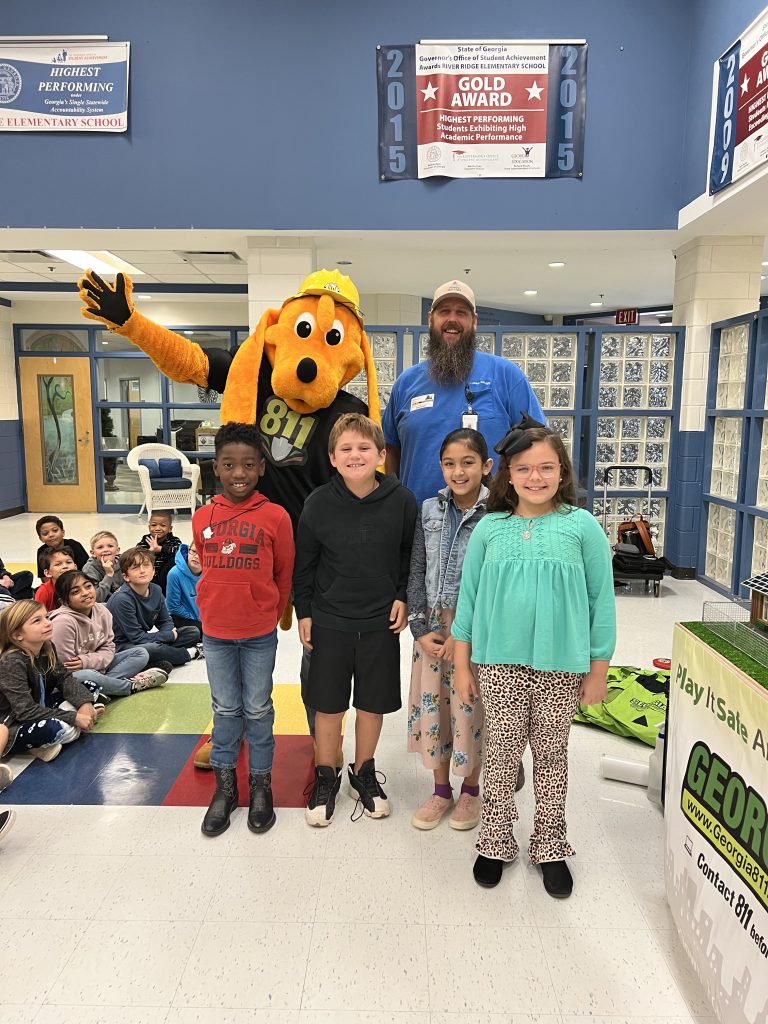 Digger, Ms. Maria and Atlanta Gas Light visited River Ridge Elementary ...