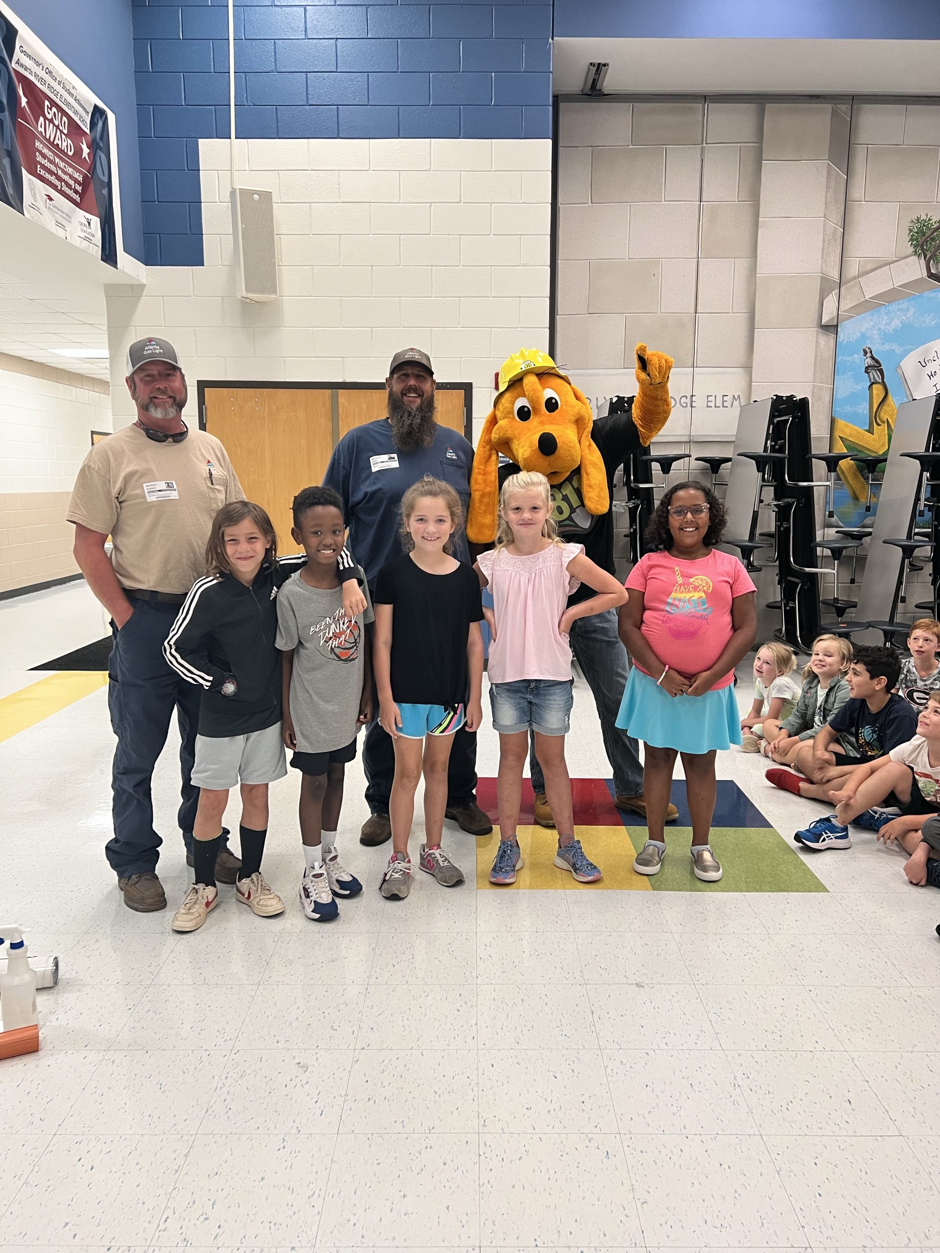 Digger and Ms. and Atlanta Gas Light visited River Ridge Elementary ...